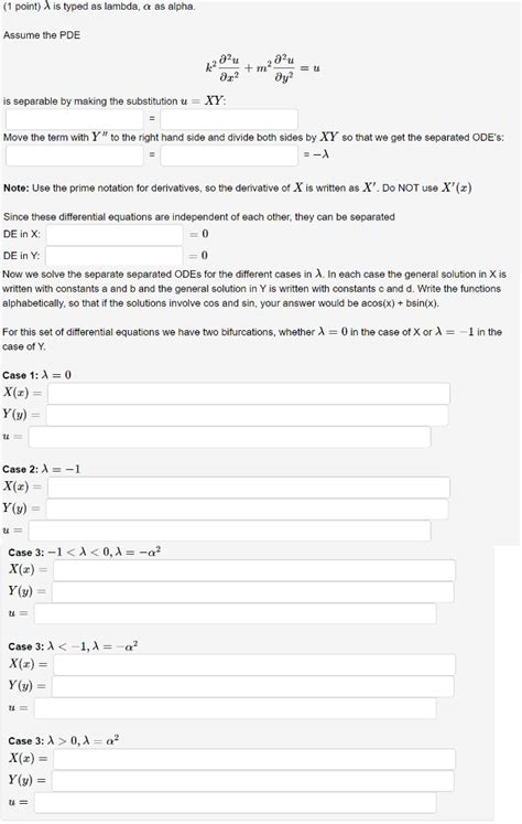 Solved 1 Point Is Typed As Lambda A As Alpha Assume The