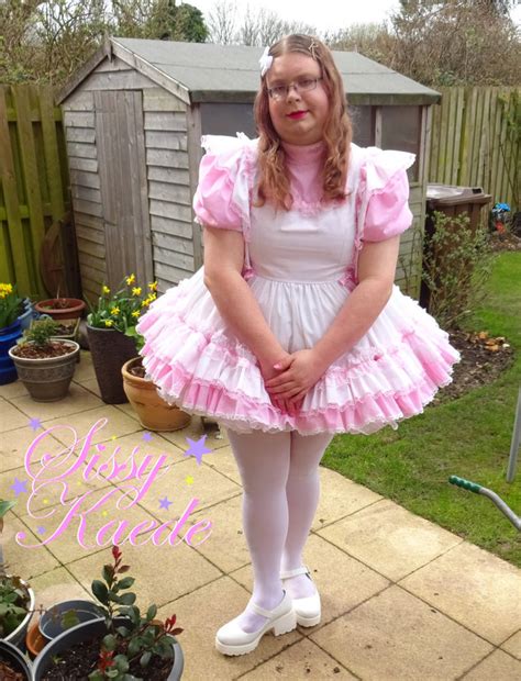 Sissy Kaede Pinkwhite Sissy Pinny Dress By Sissykaede On Deviantart