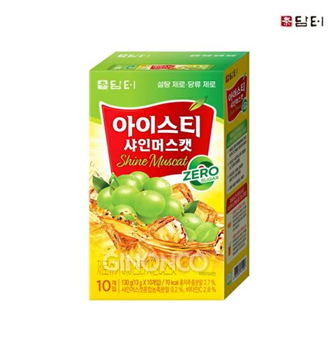담터 제로슈가 아이스티 10t 샤인머스캣 홍차 분말 스틱 무설탕 콤부차 티몬