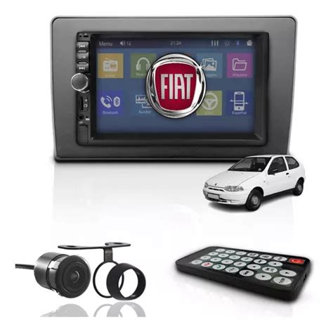 Kit Central Multim Dia Universal Mp Din Bt Espelha Palio