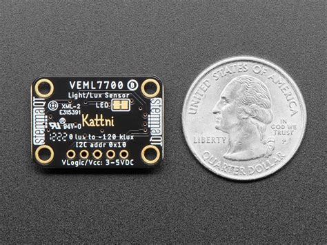 Sensor De Luz Veml7700 Da Adafruit Sensores Ópticos Ptr011218