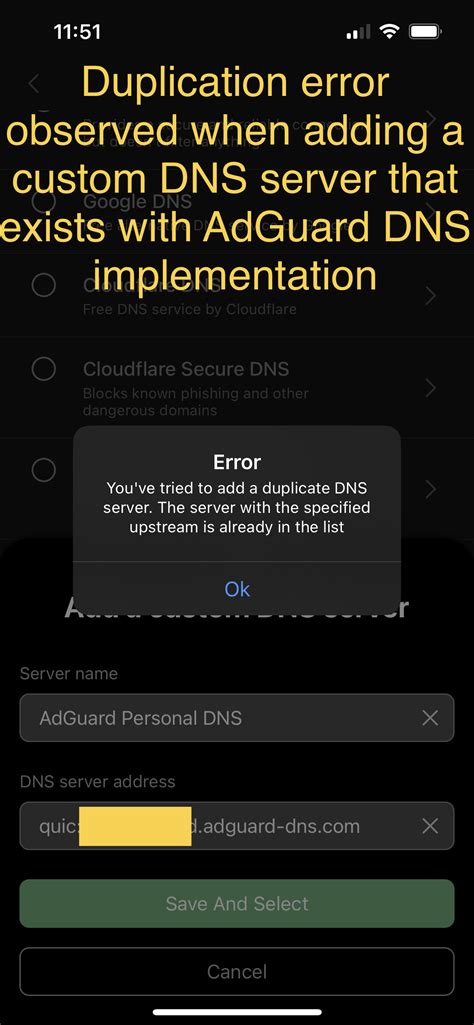 Incorrect Error Message · Issue 2095 · Adguardteam Adguardforios · Github