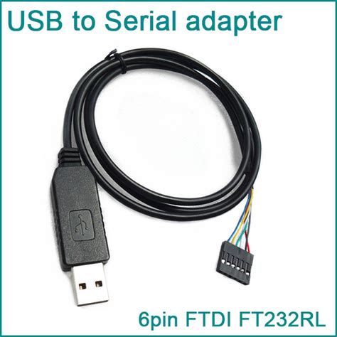 6pin FTDI FT232RL USB To Serial Adapter Module USB TO TTL RS232 Cable