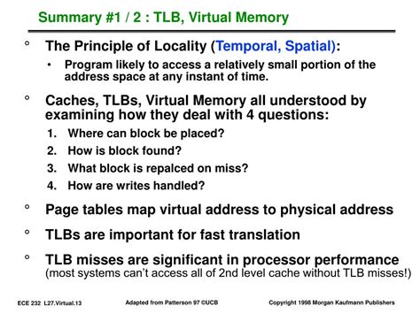 Ppt Ece 232 Hardware Organization And Design Lecture 27 Virtual