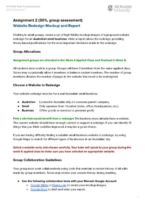 Assignment 2 Brief 2024 Semester 1 Assignment 2 30 Group