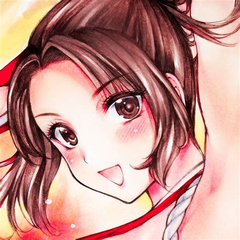 【未使用】手描きイラスト 不知火舞 Kof 同人 原画 A4 イラストボードの落札情報詳細 ヤフオク落札価格検索 オークフリー