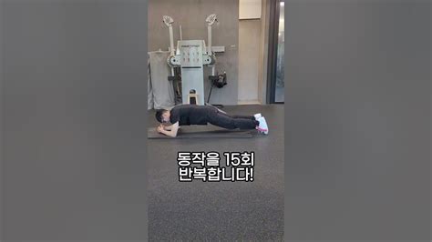허리통증이 있다면 코어운동은 필수 레벨업 운동 Youtube
