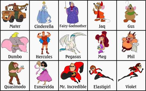 Memorama Para Imprimir De Disney