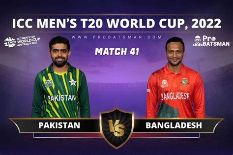 Pak Vs Ban Dream11 Prediction With Stats Pitch Report And Player Record