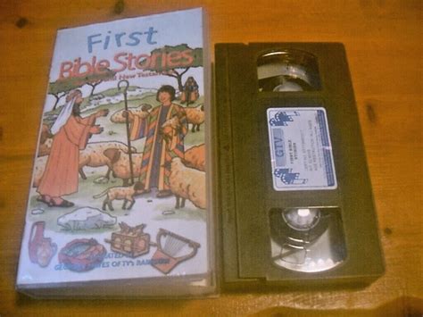 First Bible Stories Old And New Testament Vhs Tape Animated Programme £3