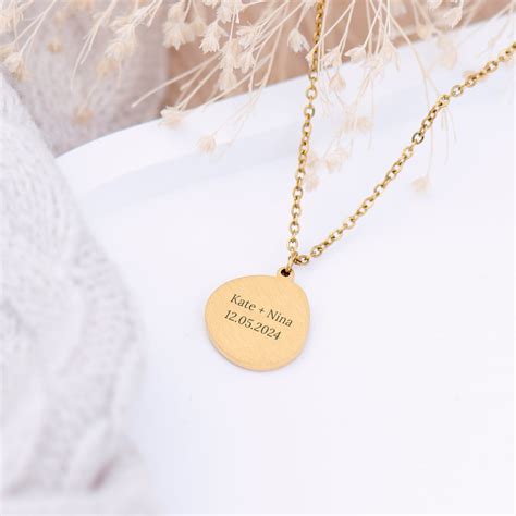 Personalised Compass Amulet Necklace Ts For Her Treat Republic