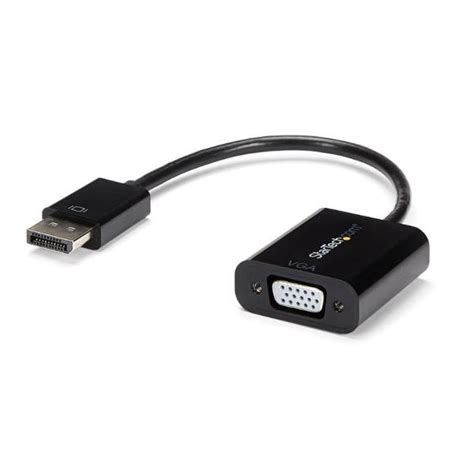 Adaptor Video Startech Dp2vga3 Vga Displayport Negru Evomagro