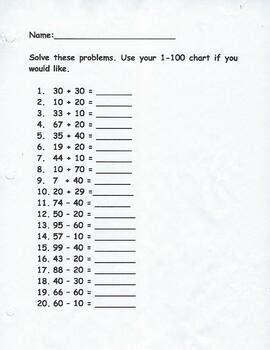 Add Or Subtract Multiples Of From Two Digit Number By Tona Cain