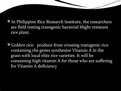 Application Of Modern Biotechnology Ppt