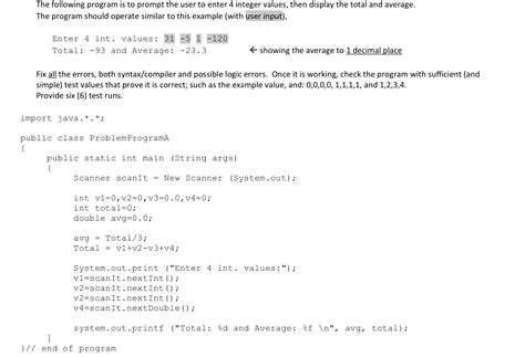 Solved Need Help Fixing This Java Program The Following Program Is To Course Hero