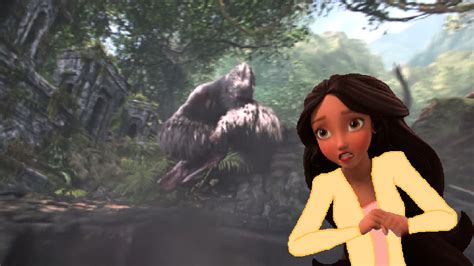 Elena Ann Darrow Watches King Kong Kills V Rex By Triceratopwarrior99