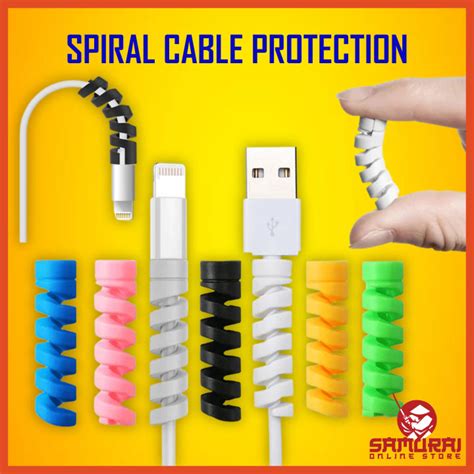 Silicone Cable Protector Cable Spiral For Cable Phone Earphone Handsfree Cable Management