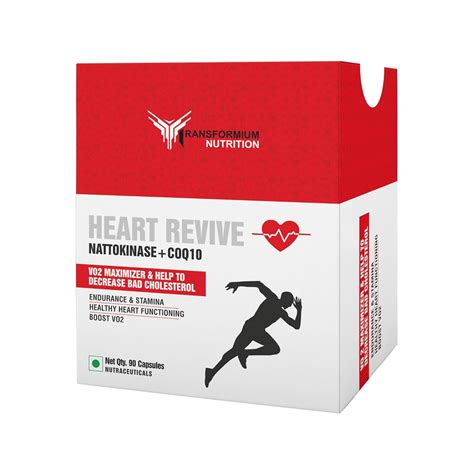 Transformium Nutrition Heart Revive Nattokinase 2000 Fu Coq10