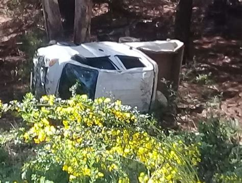 Cuatro lesionados dejó un choque y posterior volcamiento de camioneta en Contulmo soychile cl