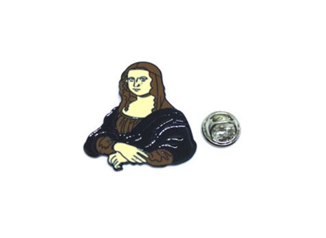 Mona Lisa Lapel Pin Finox