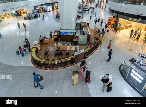 International Terminal At Indira Gandhi Airport In Delhi India Stock