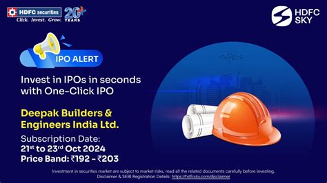 Deepak Builders And Engineers India Limited Ipo Opens Today Heres