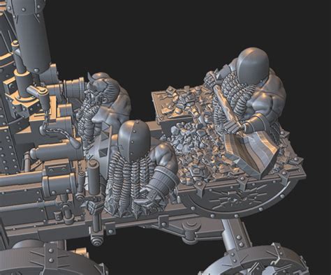 3d File Evil Dwarf Skullsplitter 28mm And 10mm 🦸・3d Print Object To