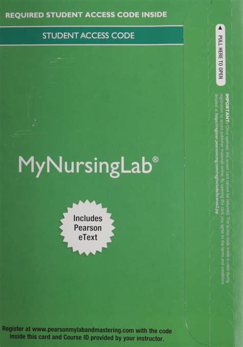 Buy MyLab Nursing With Pearson EText Component Access Card Book Online At Low Prices In