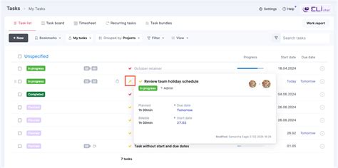 Viewing Modifying And Deleting A Task Scoro Help Center