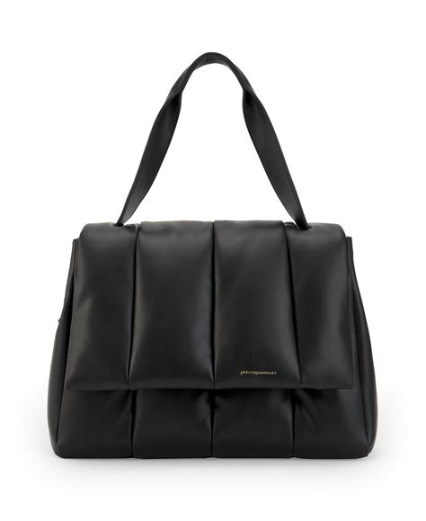 Non Leather Puffer Maxi Bag Woman Ad Uk