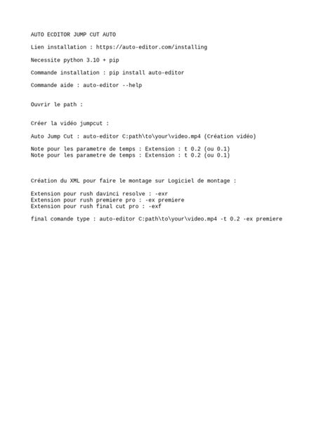Auto Jump Cut Pdf