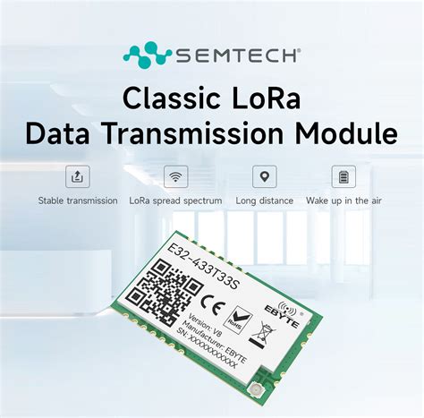 Ebyte E32 433t33s 433mhz Lora Spread Spectrum Wireless Serial Port Module Iot Module Shop