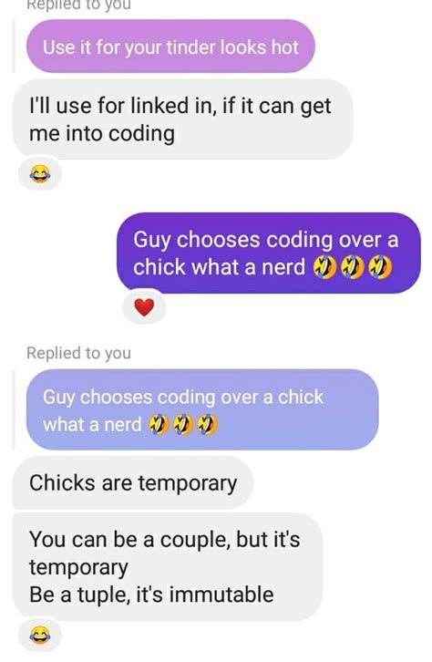 Be Tuple Its Immutable Rprogrammerhumor