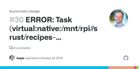 ERROR Task Virtual Native Mnt Rpi Sources Meta Rust Recipes Devtools Cargo Cargo Bb