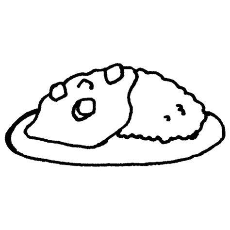 カレーライスのフリーイラスト フリーイラスト・クラシック（フリクラ）