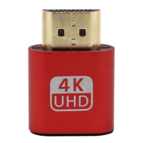 HDMI Dummy Plug Fit Headless Display Emulator DDC EDID Headless Ghos With Windows Mac OSX Linux