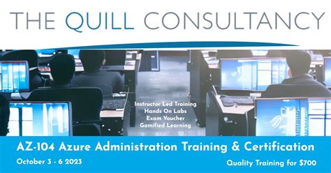 The Quill Consultancy On Linkedin Azureadmin Bootcamp