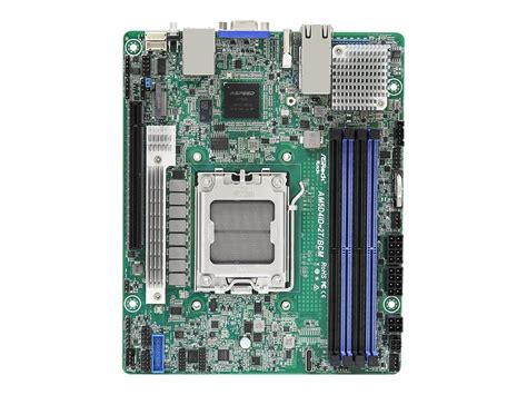 Asrock Rack Am5d4id 2tbcm Motherboard Deep Mini Itx Socket Am5