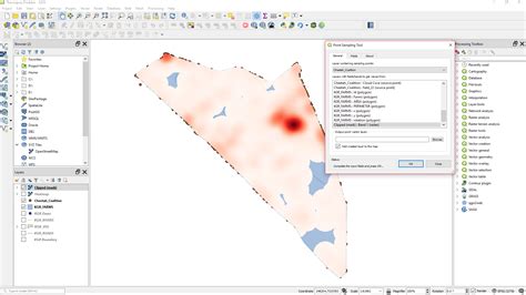 Qgis Extract Values From Kde Raster To Orginal Point Data Layer Geographic Information
