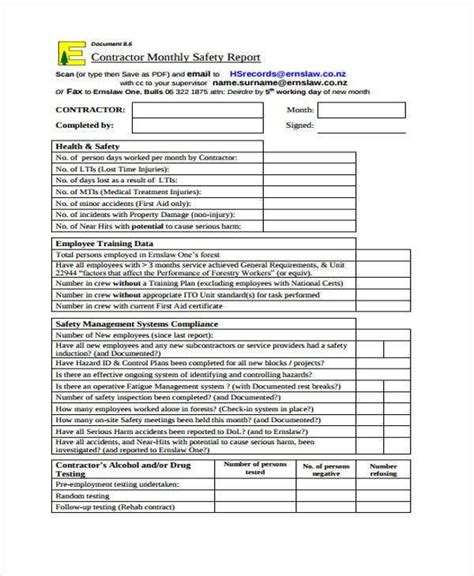 New Facilities Management Monthly Report Template Facility Management