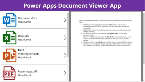 Powerapps Document Viewer View Word Excel Pdf And Powerpoint Files In Power Apps Power Apps