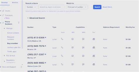 Twilio 虚拟电话号码申请与操作指南