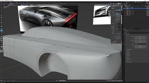 Blender car modeling [part2] - YouTube