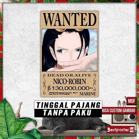 Nico Robin Wanted Bounty Poster Comicsense Senpaicart 46 Off