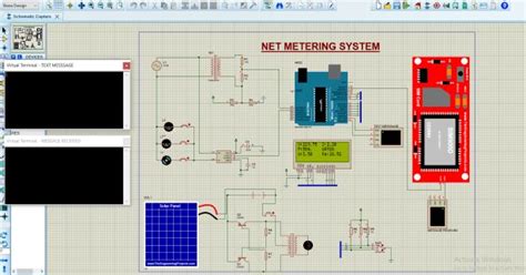 Gsm Based Bi Directional Energy Meter Geeky Engineers Photovoltaic System Engineering