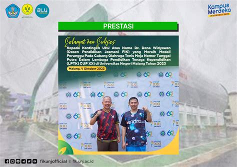 Dr Dena Widyawan Peraih Medali Perunggu Pada Cabor Tenis Meja Dalam