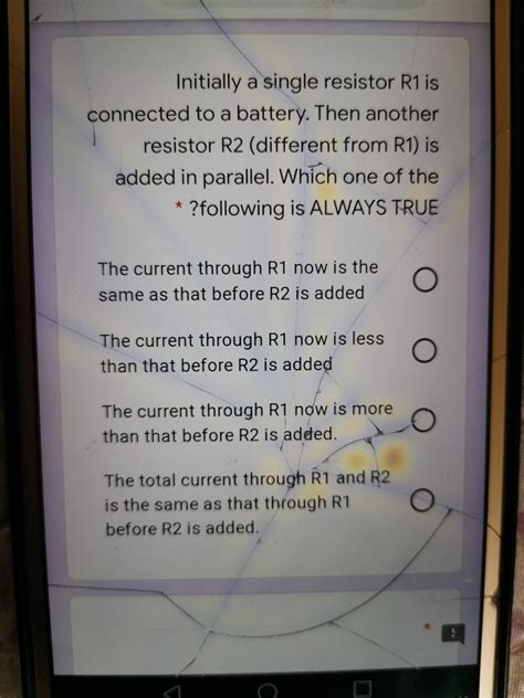Solved Initially A Single Resistor R Is Connected To A Chegg Com