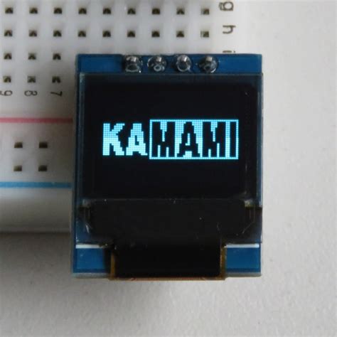 Module With Oled 066 64x48 I2c Display Blue Kamami On Line Store