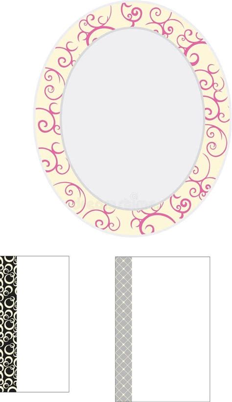 Floral Border Pattern Frame Design Vector Illustration Stock Illustration Illustration Of