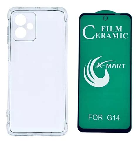 Funda Antiimpacto Y Película 9d Para Motorola Moto G14 Mercadolibre